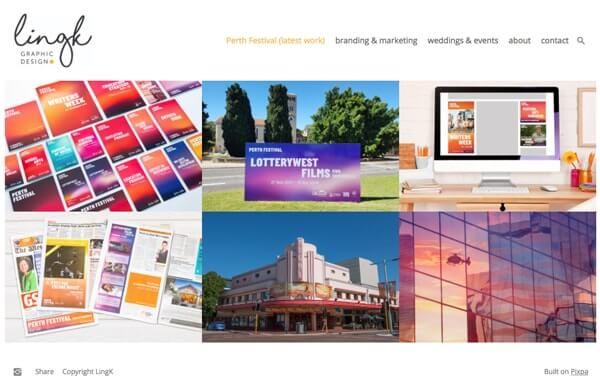 Best Graphic Design Portfolio Website Examples - Pixpa