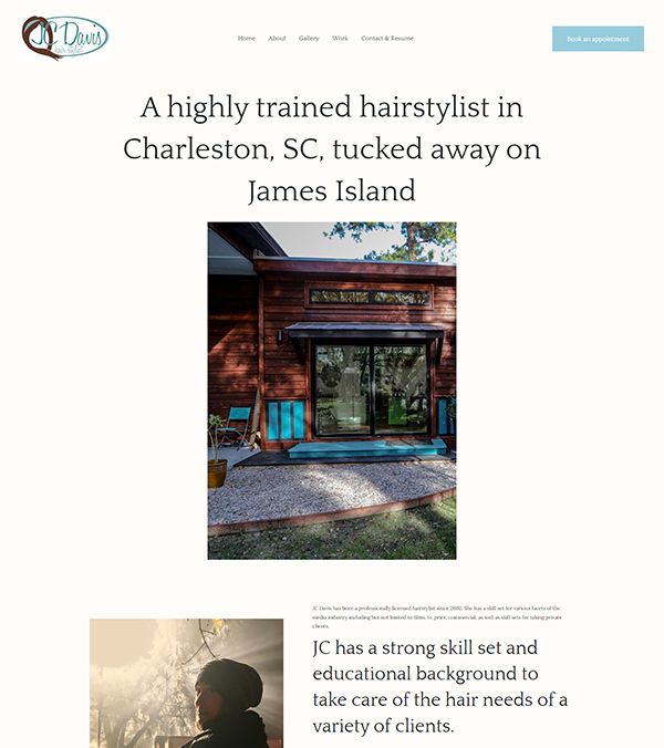 Best Hair Stylist Portfolio Website Examples - Pixpa