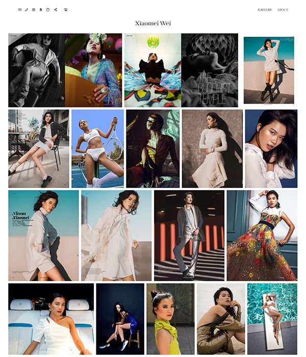 Best Fashion Model Portfolio Website Examples - Pixpa