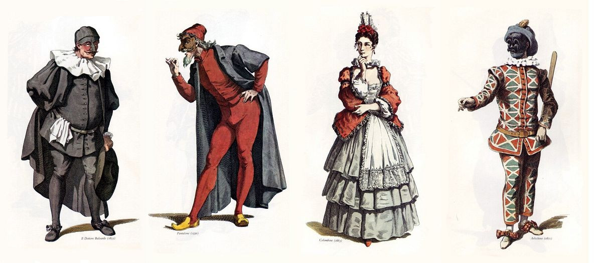 Commedia dell’Arte: Masken, Figuren & Bedeutung